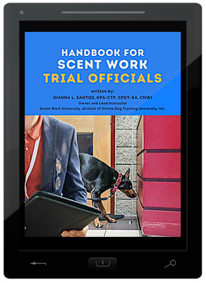 Handbook for Scent Work Trial Officials E-Book - Clean Run